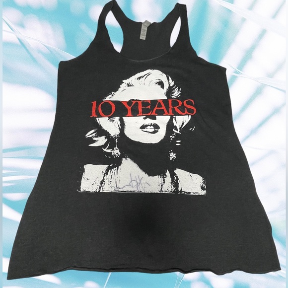 Tops | 1 Years Band Jesse Hassek Marilyn Monroe Racer Back Tank Top ...